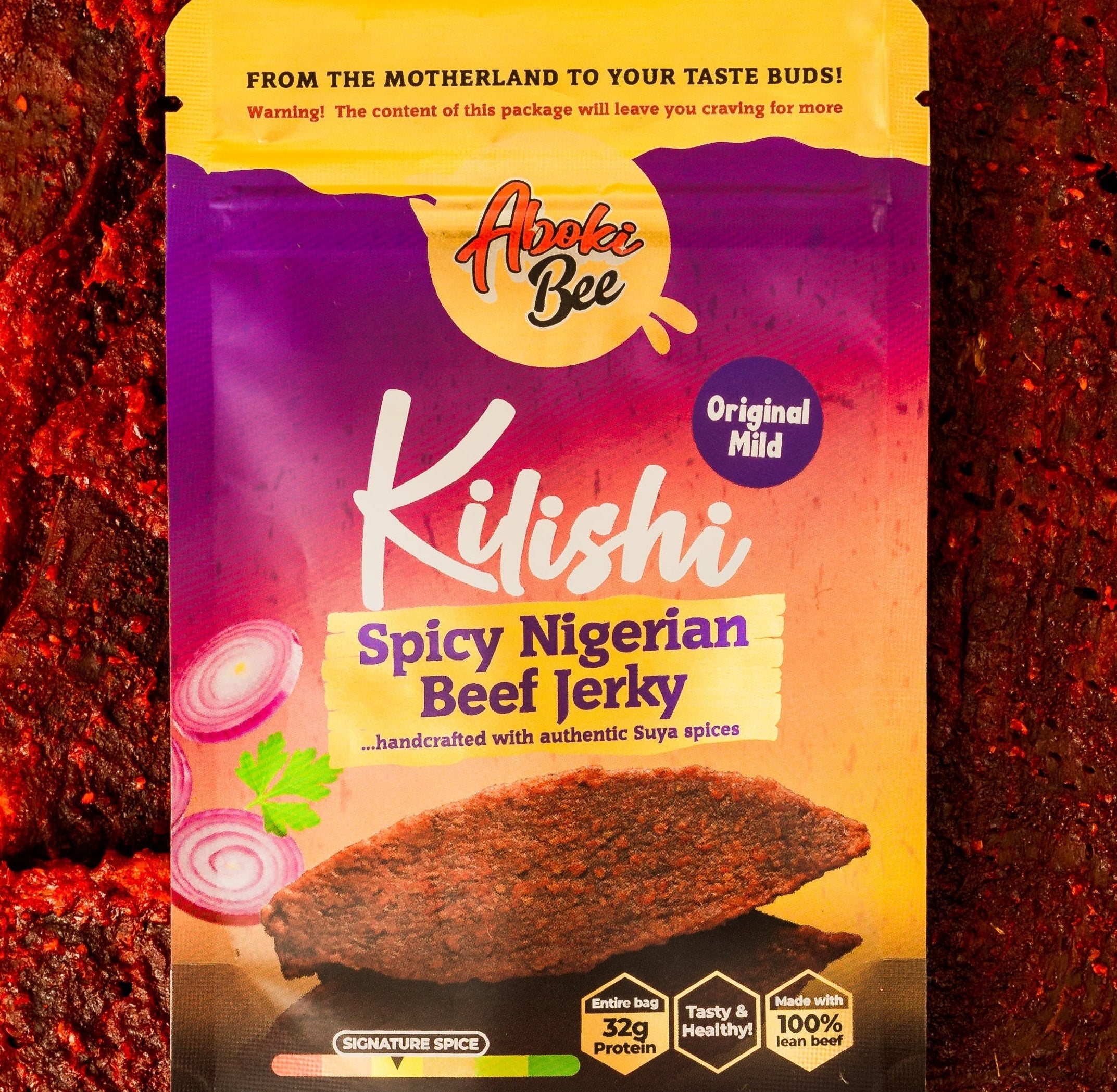 Original Mild Nigerian Beef Jerky – AbokiBee Kilishi